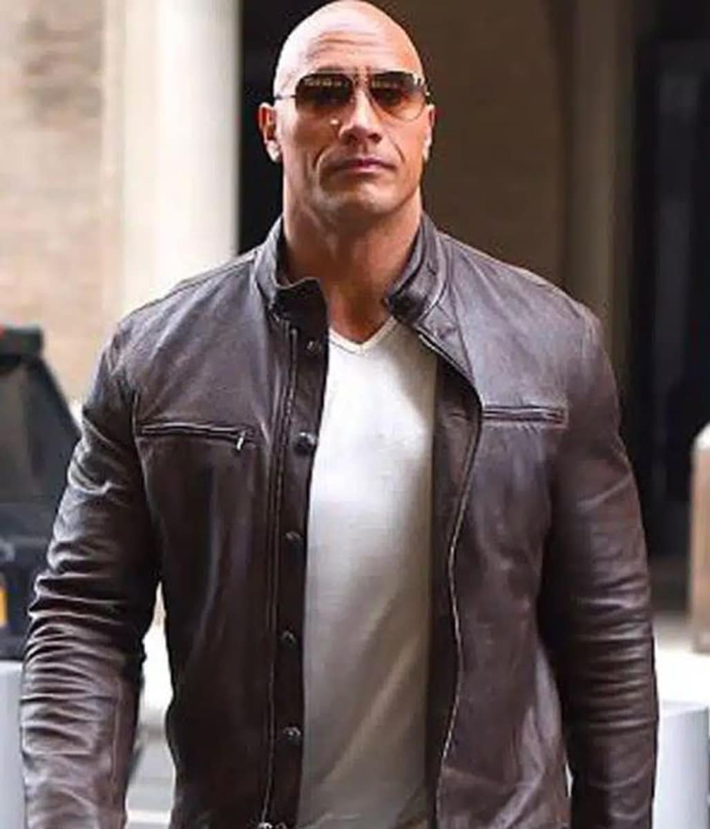 Dwayne The Rock Johnson Leather Jacket - Jacketmill