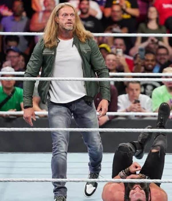WWE Edge Green Leather Jacket - Jacketmill