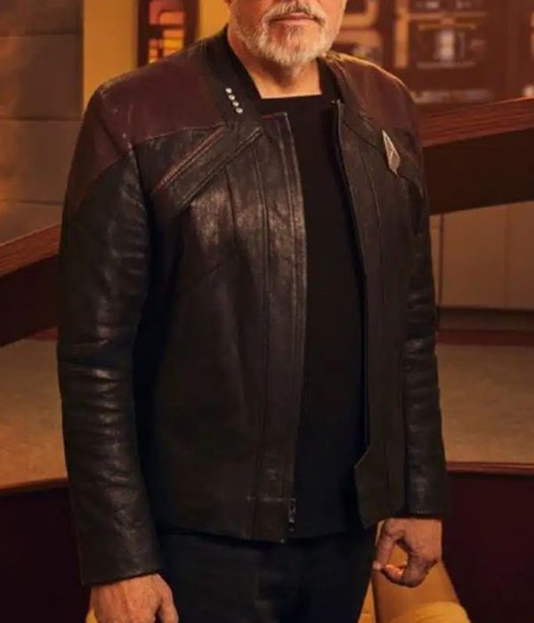 Star Trek Picard Captain Riker Leather Jacket - Jacketmill
